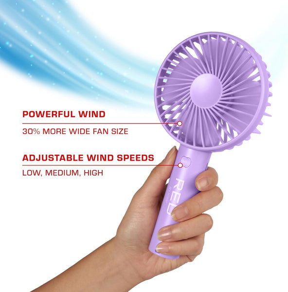 RED BY KISS RECHARGEABLE BEAUTY FAN | Textured Tech