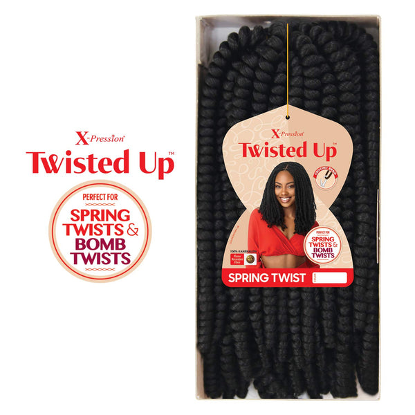 X-pression Twisted Up Spring Twist Hair 8"– Textured Tech