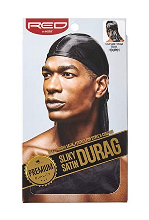 RED PREMIUM SILKY SATIN DURAG | Textured Tech