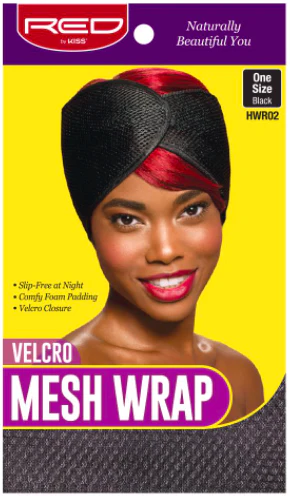 RED DOUBLE MESH VELCRO WRAP | Textured Tech