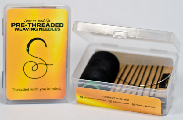SEW IN AND GO PRE-THREADED WEAVING NEEDLES | Textured Tech