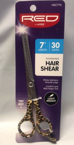RED BY KISS 7" THINNING HAIR SHEAR | Textured Tech